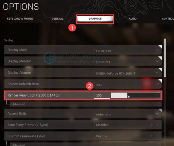How to Fix Blurry Graphics in COD: Warzone on PC - Driver Easy