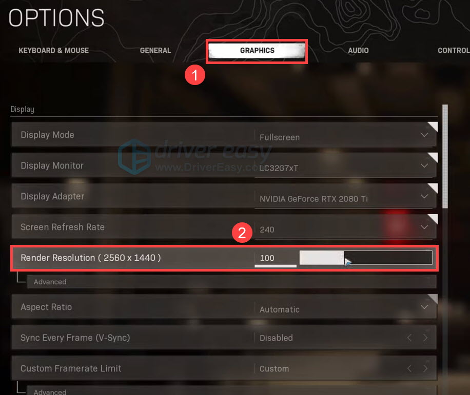 How to Fix Blurry Graphics in COD: Warzone on PC - Driver Easy