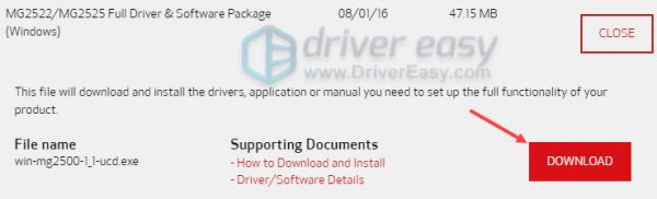 Canon PIXMA MG2522 Driver Download & Update - Driver Easy
