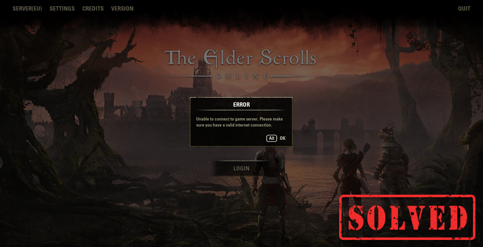 [2025 Fix] ESO ''Unable to connect to game server'' Error - Driver Easy
