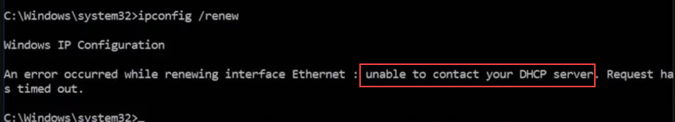 [SOLVED] Unable to contact your DHCP server - Driver Easy