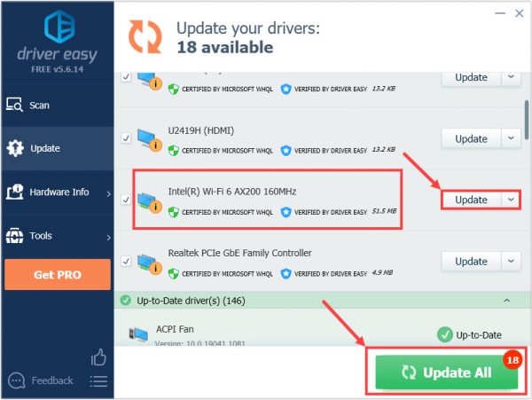 [Solved] There might be a problem with the driver for WiFi adapter