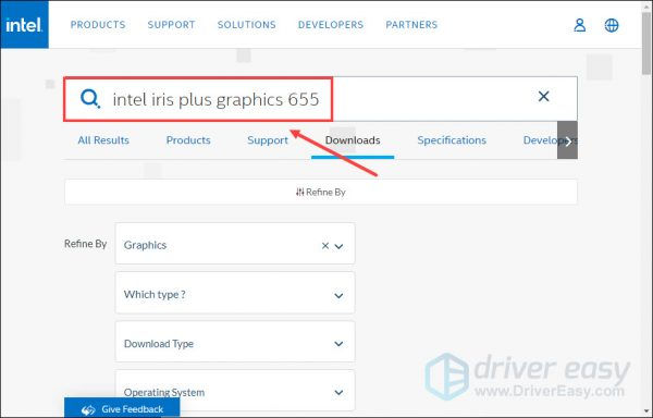 Intel Iris Plus Graphics 655 Driver for Windows 10, 11 - Driver Easy