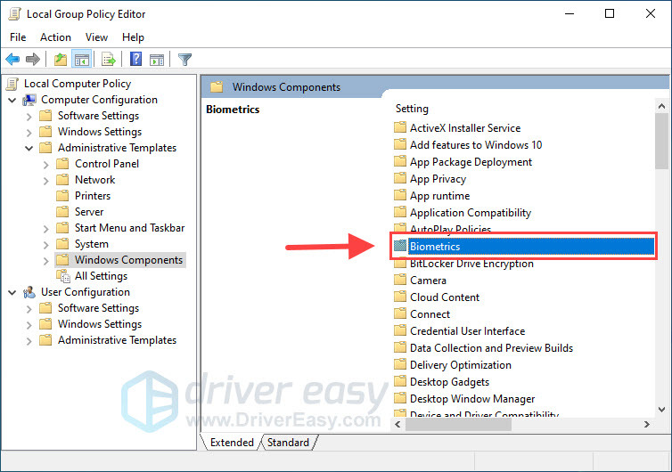 [SOLVED] Windows Fingerprint Reader Not Working - Driver Easy