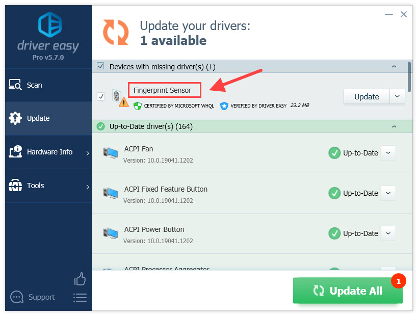 [SOLVED] Windows Fingerprint Reader Not Working - Driver Easy