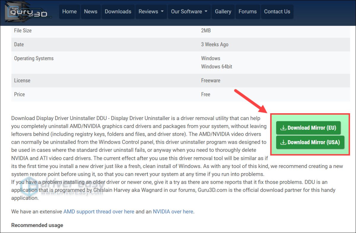 How to Reinstall GPU Drivers With DDU - 2025 Ultimate Guide - Driver Easy
