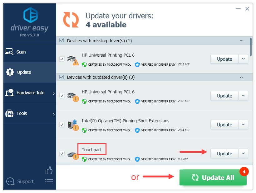 [SOLVED] Touchpad Driver Missing | 6 Proved Fixes - Driver Easy