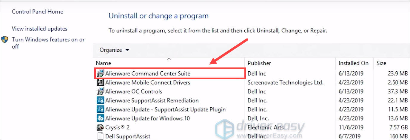 [SOLVED] Alienware Command Center Not Working - Driver Easy