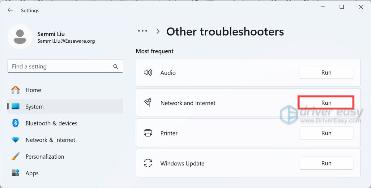 How to Fix 'Internet is connected but not working' in 5 Steps - Driver Easy