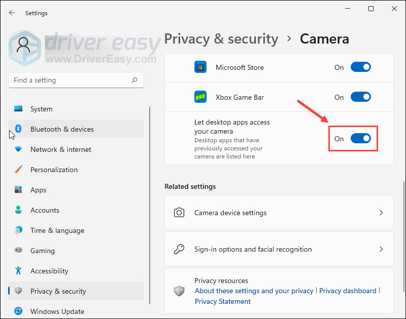 [SOLVED] Camera Not Working on Windows 11 - Driver Easy