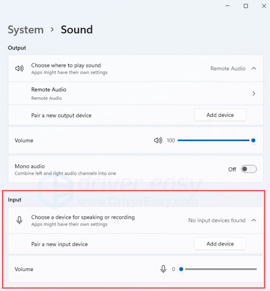 How to Fix Windows 11 Microphone Not Working - Driver Easy