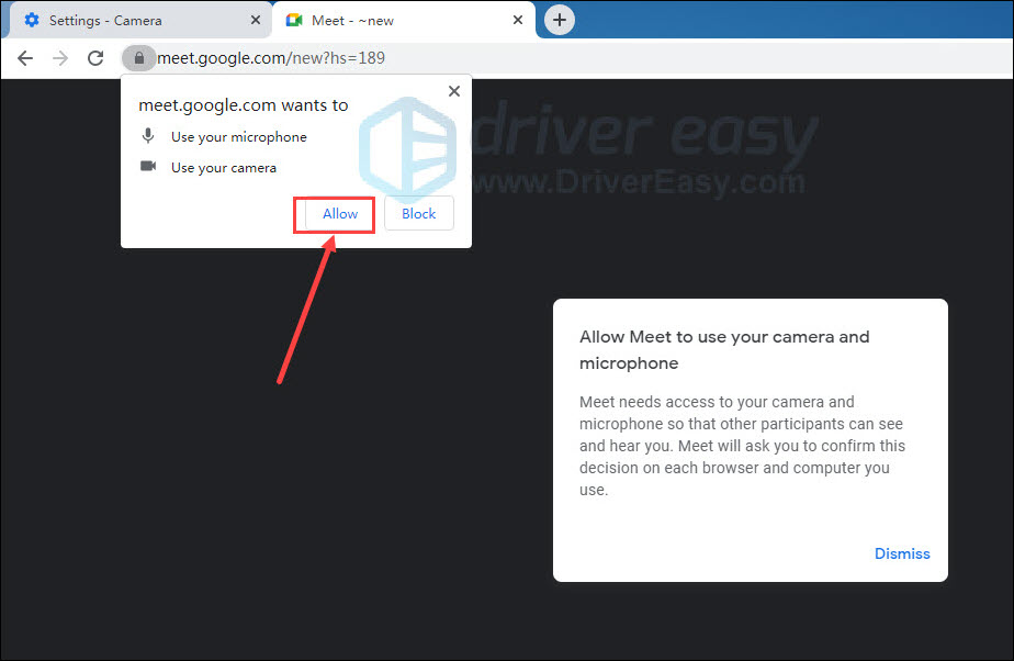 [SOLVED] How to Fix Google Meet Camera Not Working - Driver Easy