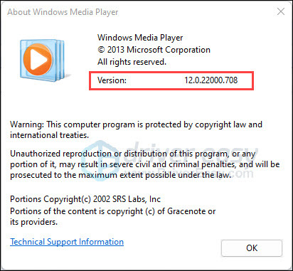 [FIXED] Missing Codec 0xc00d5212 Error on Window 11/10 - Driver Easy