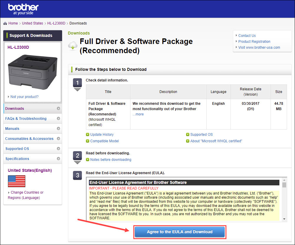Brother HL-L2300D Printer Driver | Download & Update - Driver Easy
