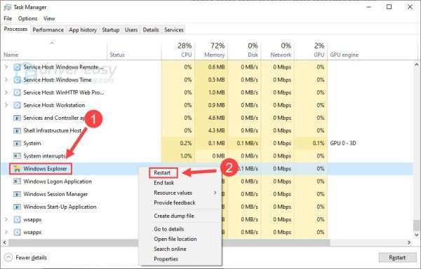 [SOLVED] Explorer.exe Application Error on Windows 11/10 - Driver Easy