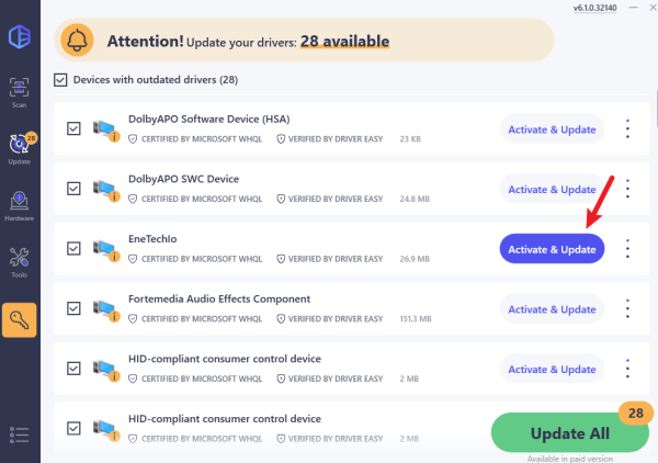 How to Fix ene.sys Driver Cannot Load on Windows 11 - Driver Easy