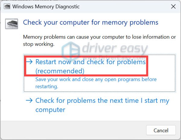 FAULTY HARDWARE CORRUPTED PAGE on Windows 11/10 [Solved] - Driver Easy