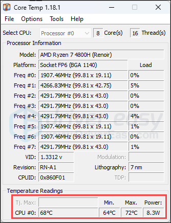 How to Check CPU Temp on Windows 11 - Driver Easy