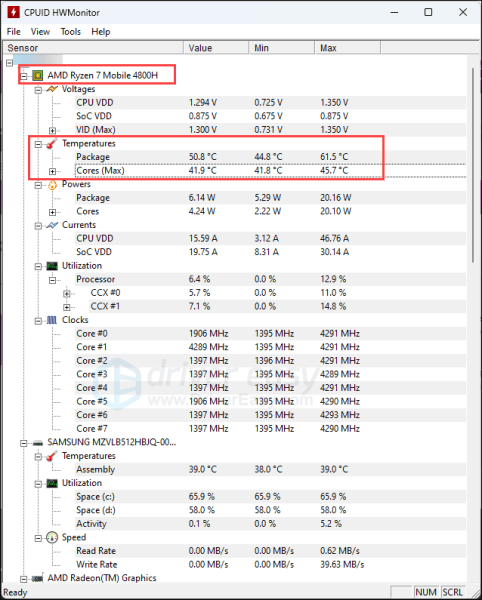 How to Check CPU Temp on Windows 11 - Driver Easy