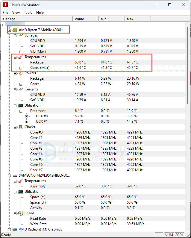 How to Check CPU Temp on Windows 11 - Driver Easy