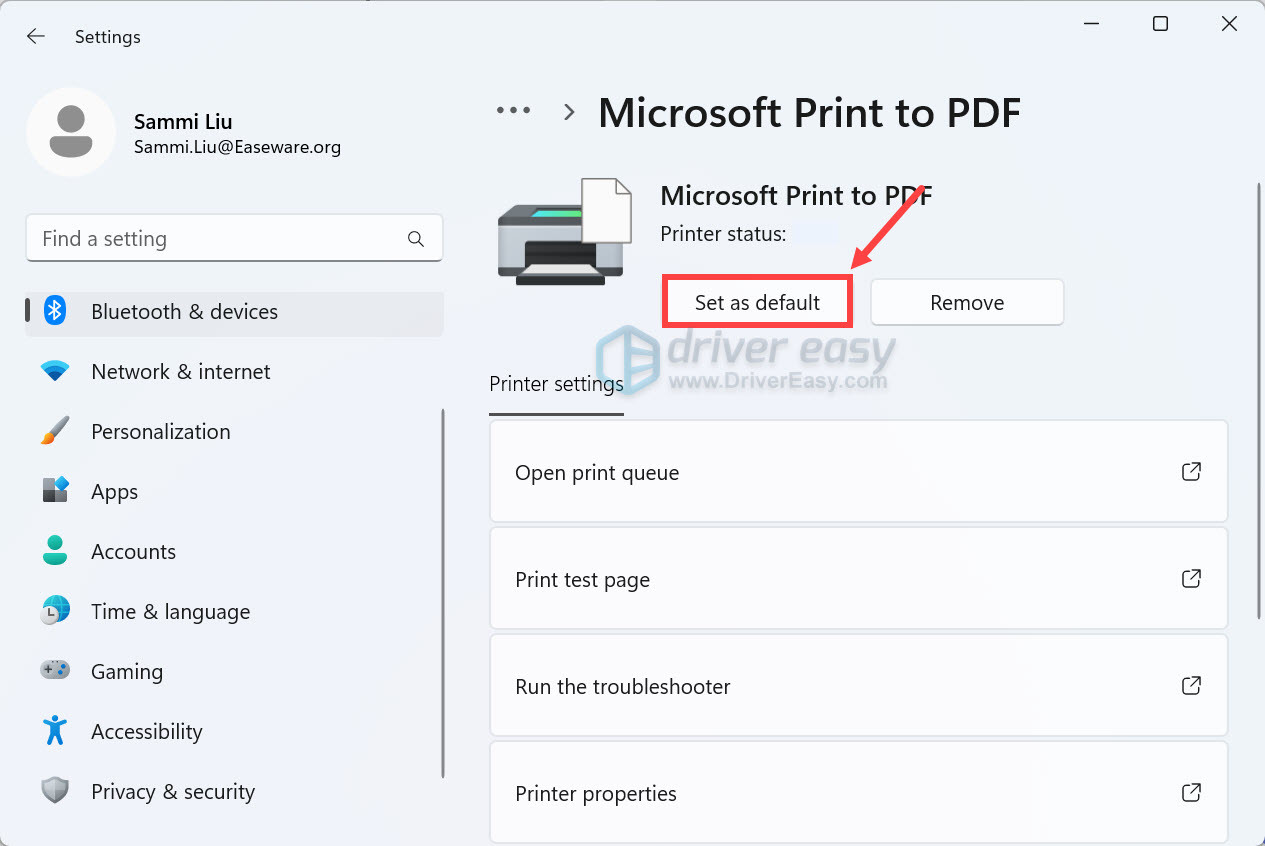 Solved Microsoft Print To Pdf Not Working In Windows 10 11 Driver Easy