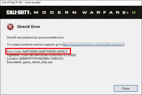 How to Fix DirectX Error COD Modern Warfare 2 - Driver Easy