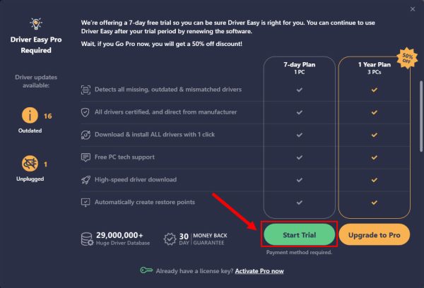 Introducing Driver Easy Free Trial: Try Pro Benefits for 7 Days! - Driver Easy
